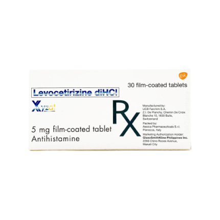 XYZAL Levocetirizine Dihydrochloride 5mg Film-Coated Tablet 30's price ...